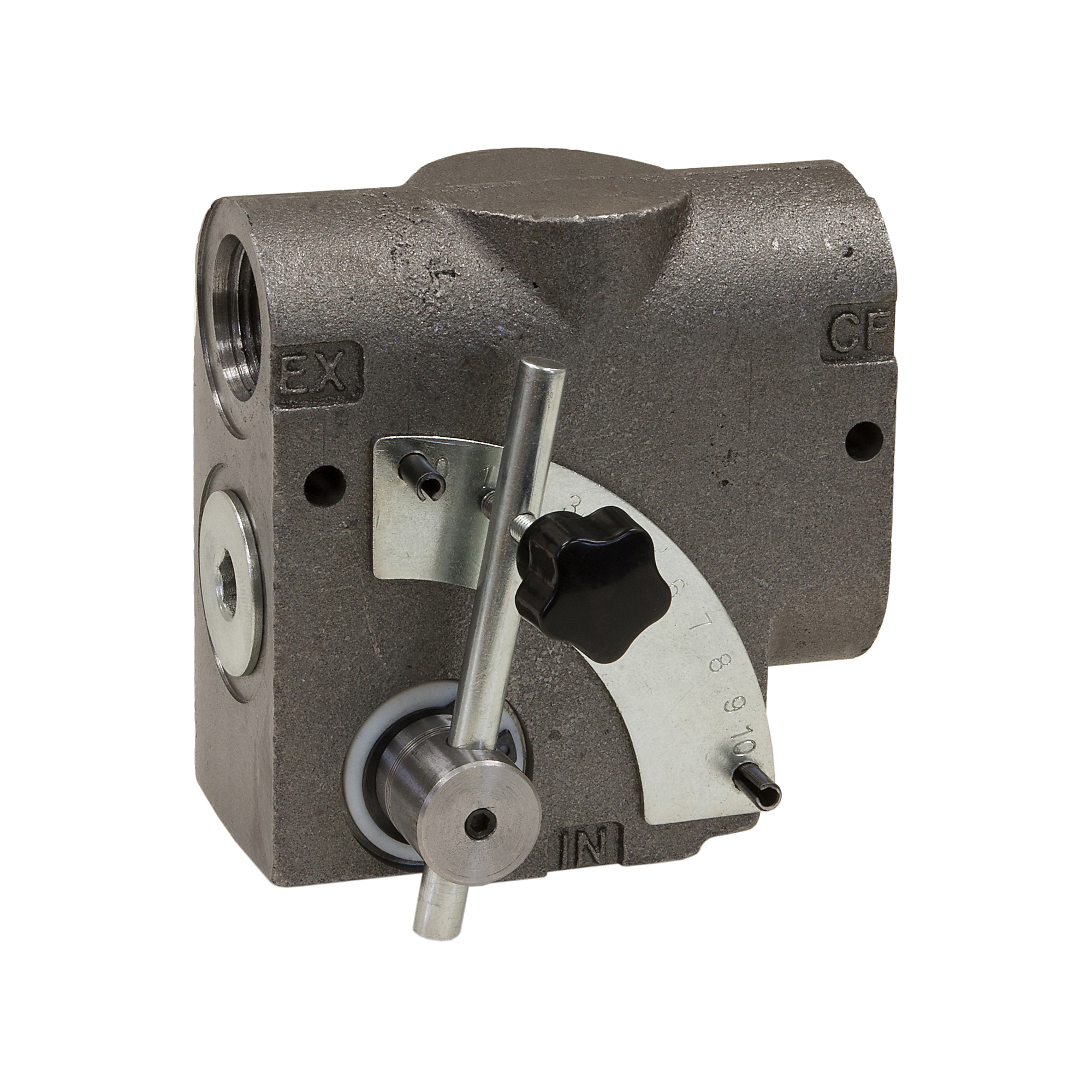 Buyers Products, Dual Flow Hydraulic Spreader Valve, GPM 0.33 Working Port 3/4 in, Max. PSI 2000 ...